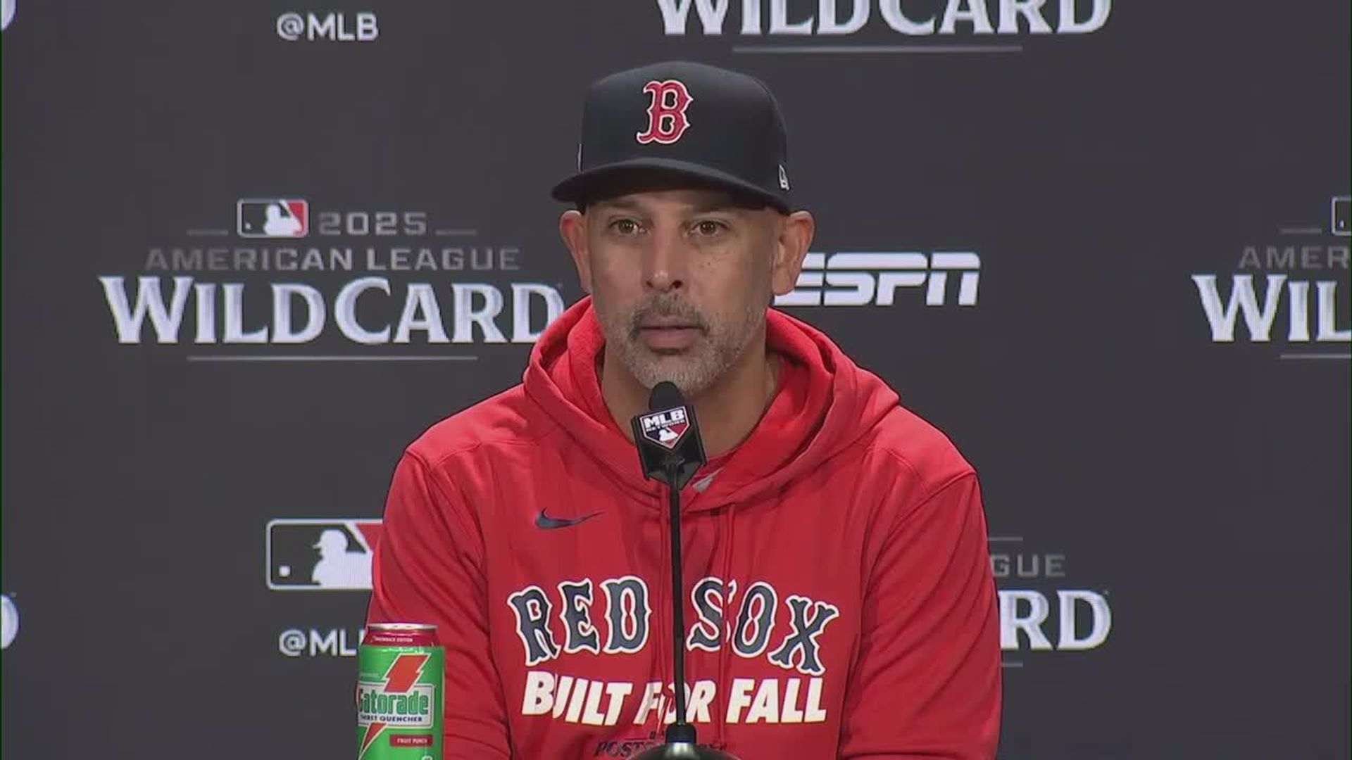Alex Cora Postgame Presser Wild Card Game 2 - 10/01/2025